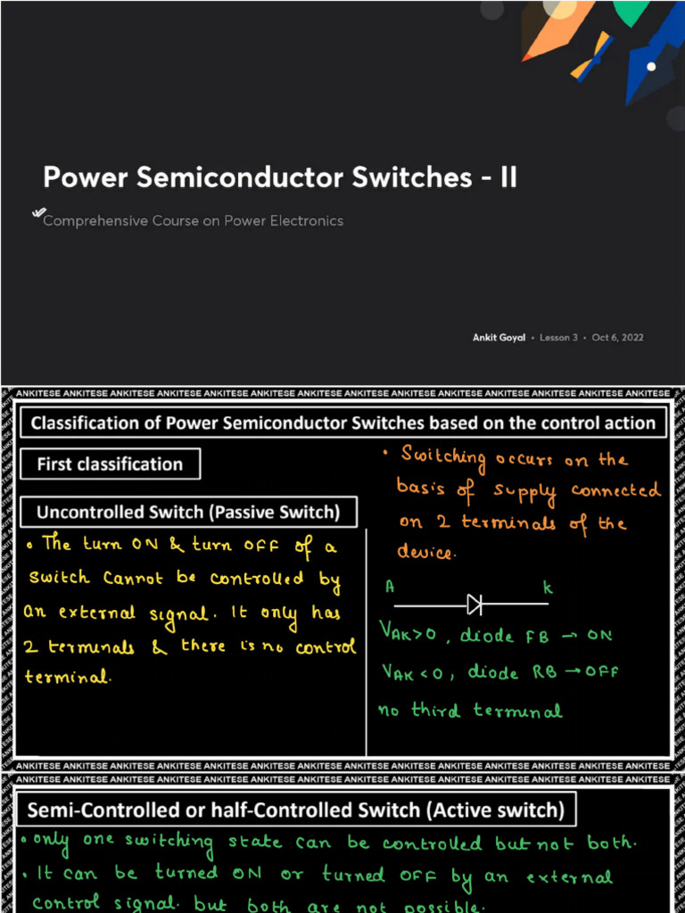 03power Semiconductor Switches II With Anno | PDF