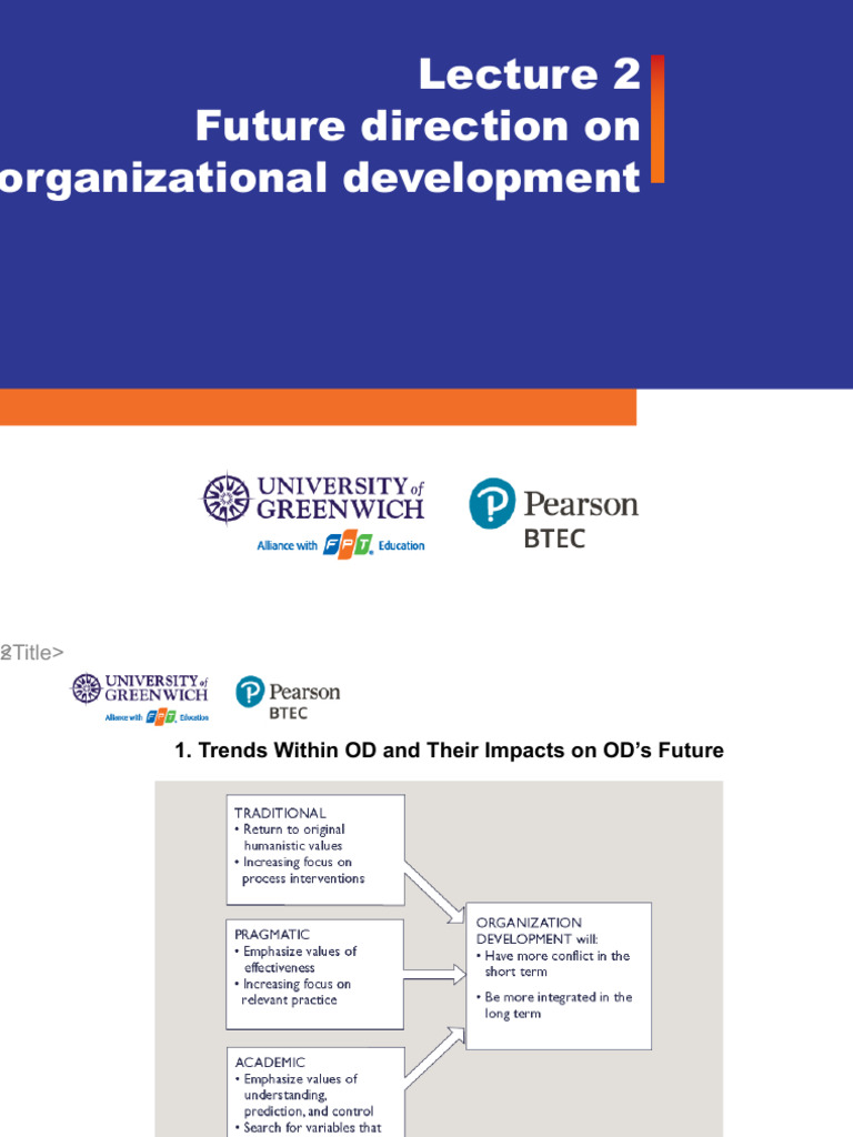 Lecture 2 - Future Direction On Organizational Development | PDF