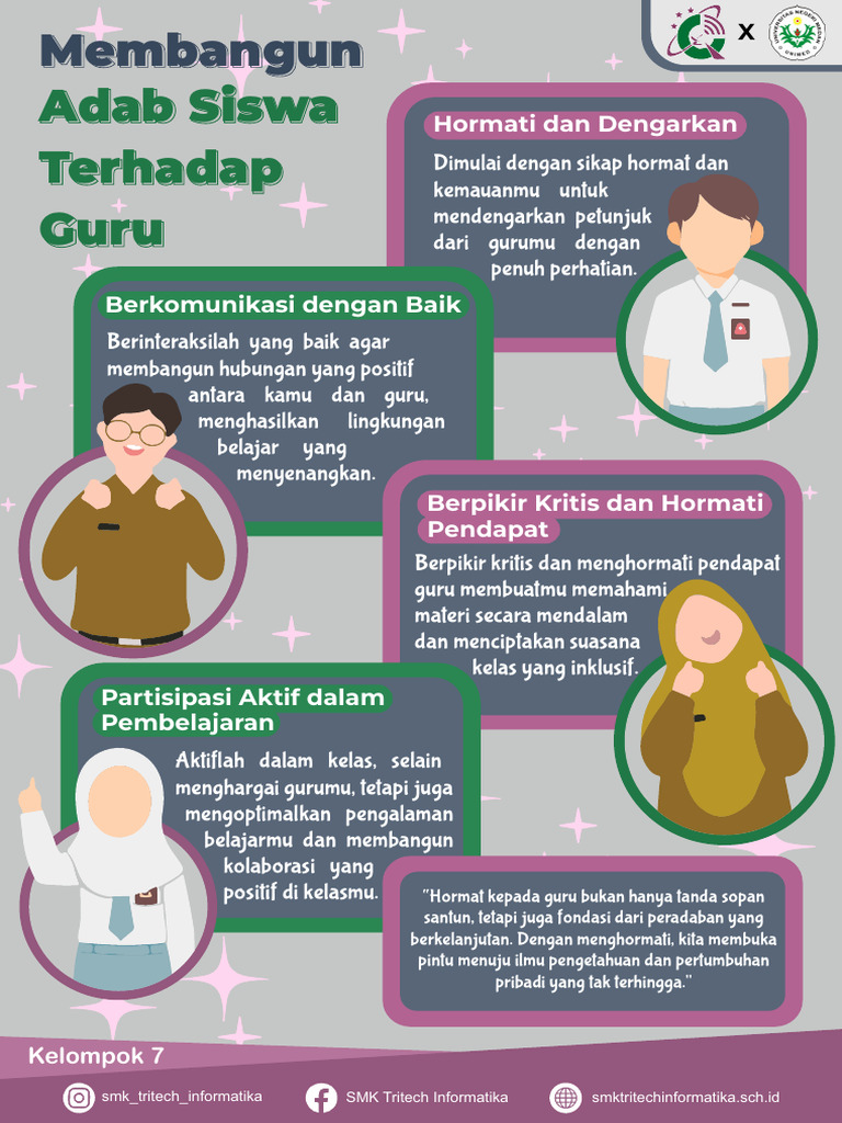 Poster Adab Siswa Terhadap Guru | PDF | Karier & Perkembangan