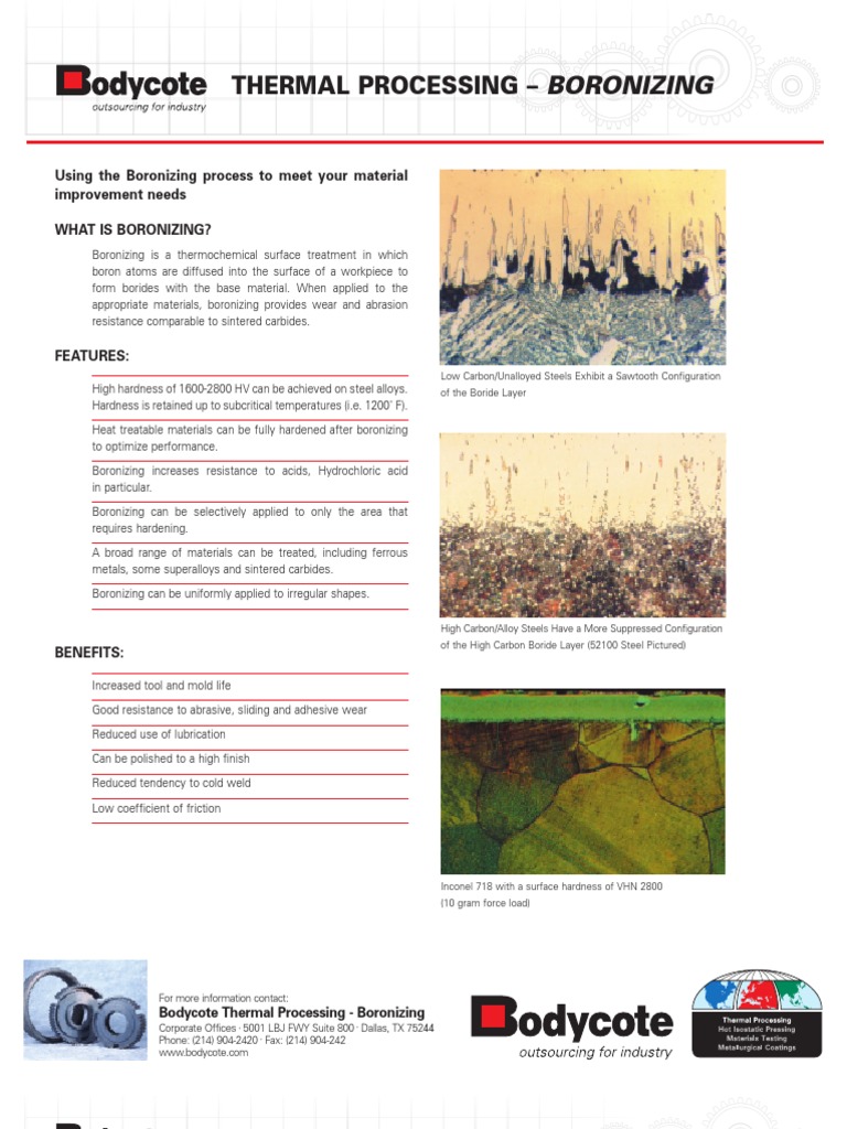 Boronizing | Download Free PDF | Wear | Steel