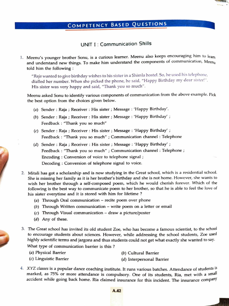 Competency Based Questions | PDF | Computer File | Communication