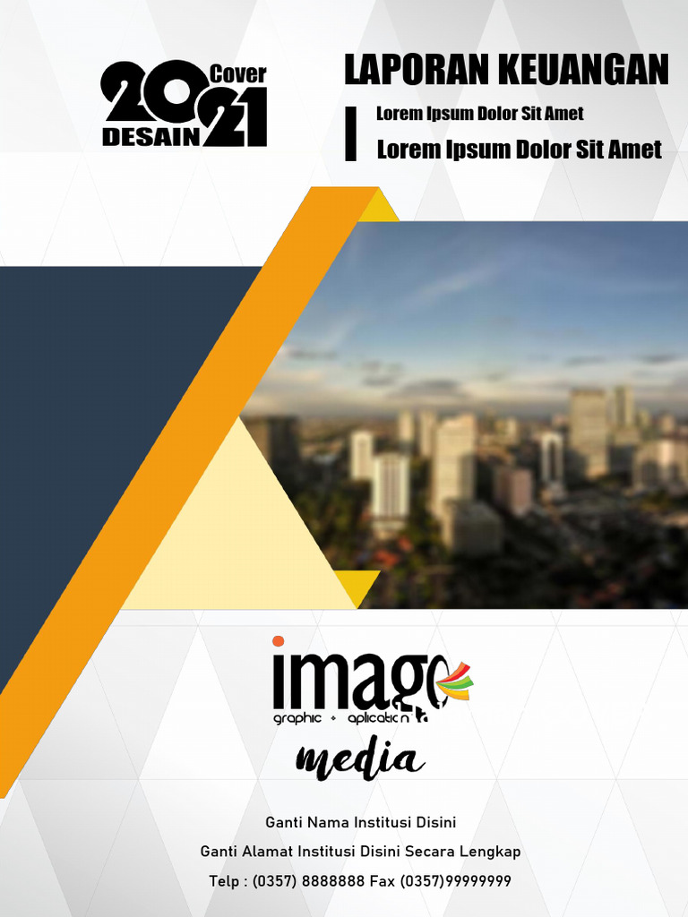 Desain - Keren - Cover - Laporan - Keuangan - Tahunan - 2021 - Doc-Versi - Word | PDF