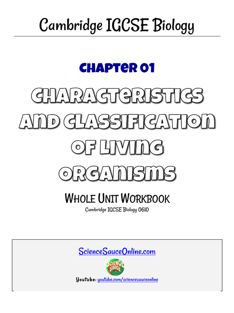 Cie Igcse Bio Chapter01 | PDF | Organisms | Cell (Biology)