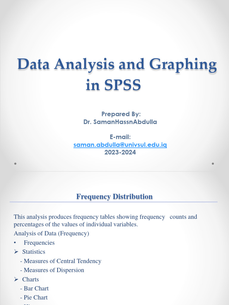 Chapter 2 - Advance Computer Skills (SPSS) | Download Free PDF | Descriptive Statistics | P Value