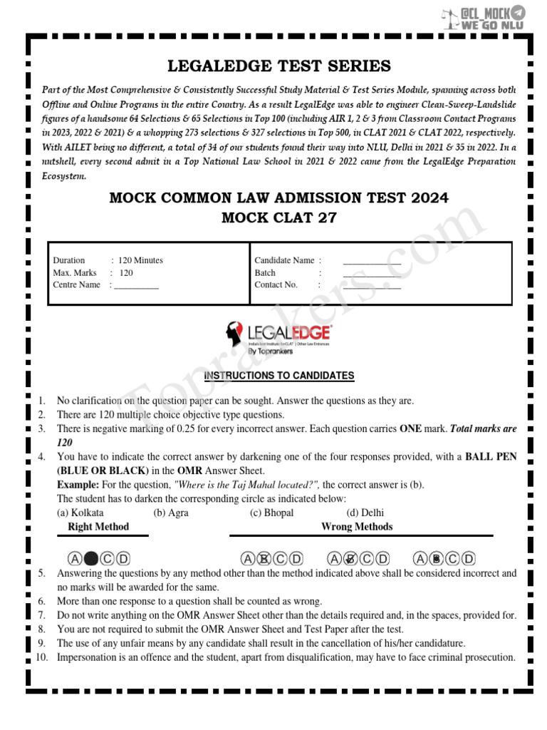 Le Mock 2 | PDF