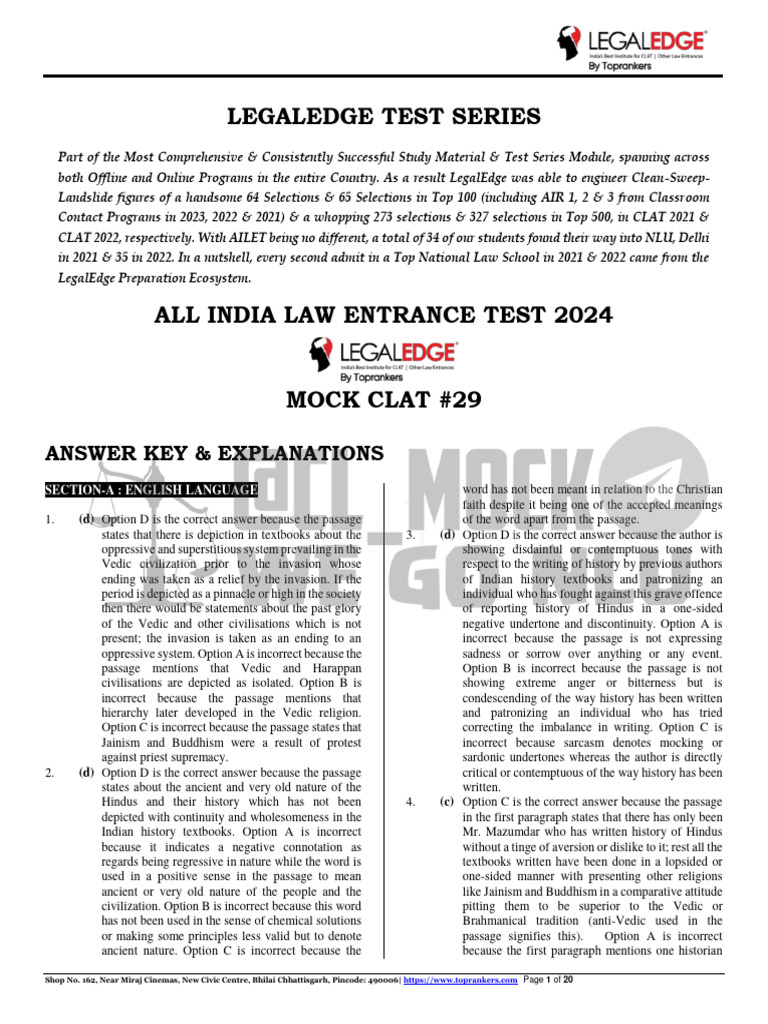 Le Mock 4 MS | PDF | Wash | Reserve Bank Of India
