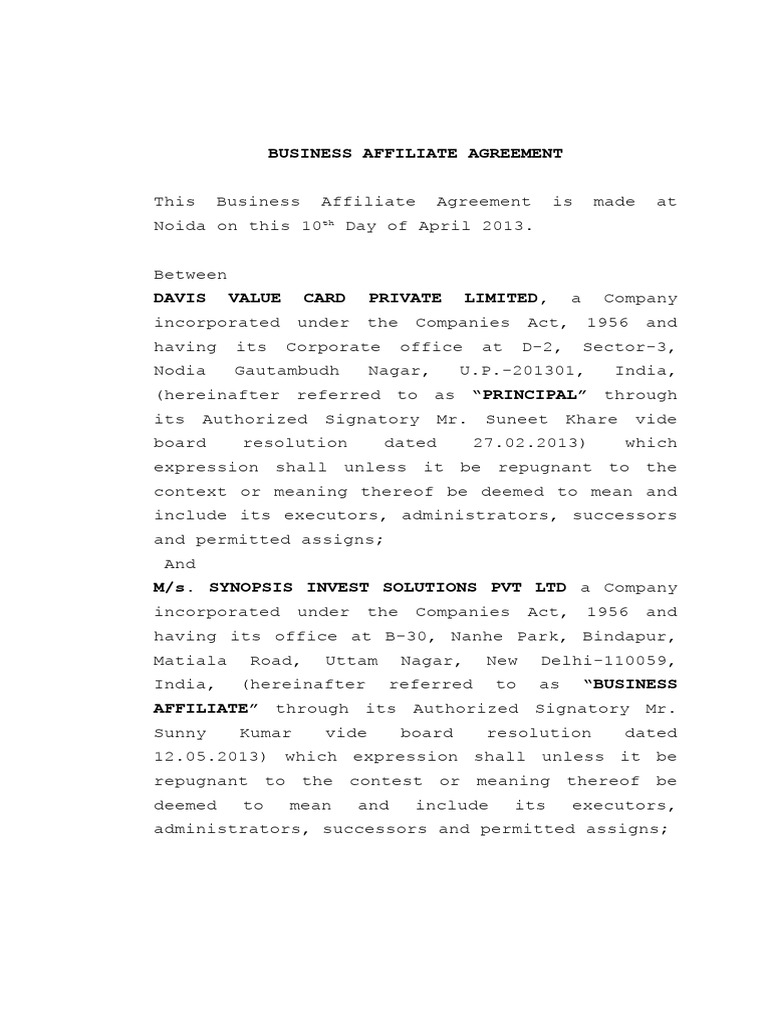 Value Added Card | PDF | Indemnity | Cheque