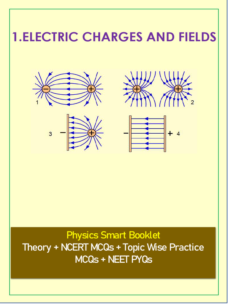 Electric Charges and Fields Overview | PDF