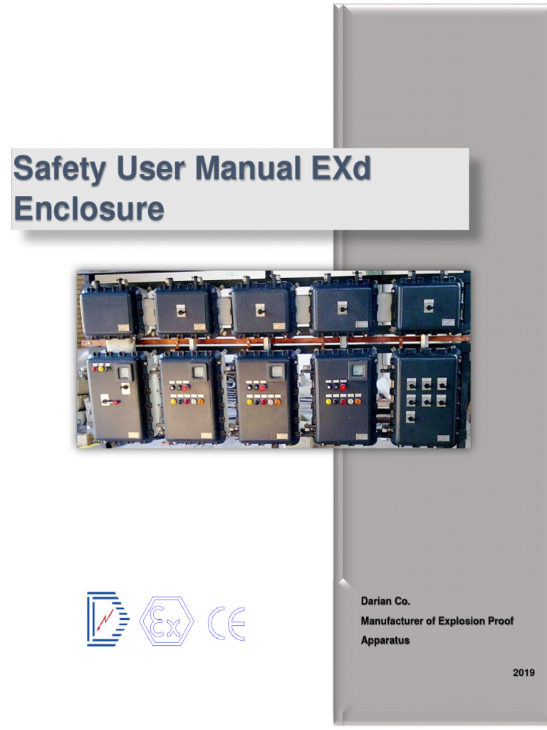 Safety User Manual Ex D Enclosure | PDF
