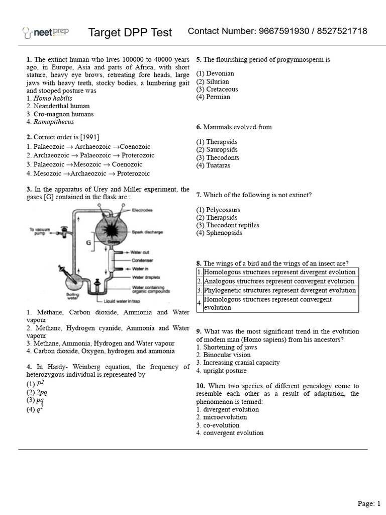 Evolution Pdf Evolution Natural Selection 1692