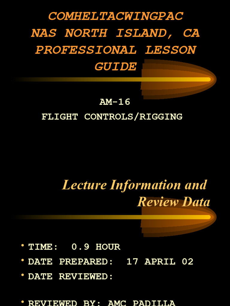Control Valve AM-16 Flight Controls-Rigging | PDF