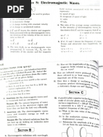 Class 12 EM Waves PYQs | PDF | Electromagnetic Radiation | Waves