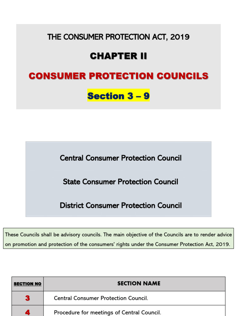 Structure of Consumer Protection Councils | PDF | Justice | Crime ...