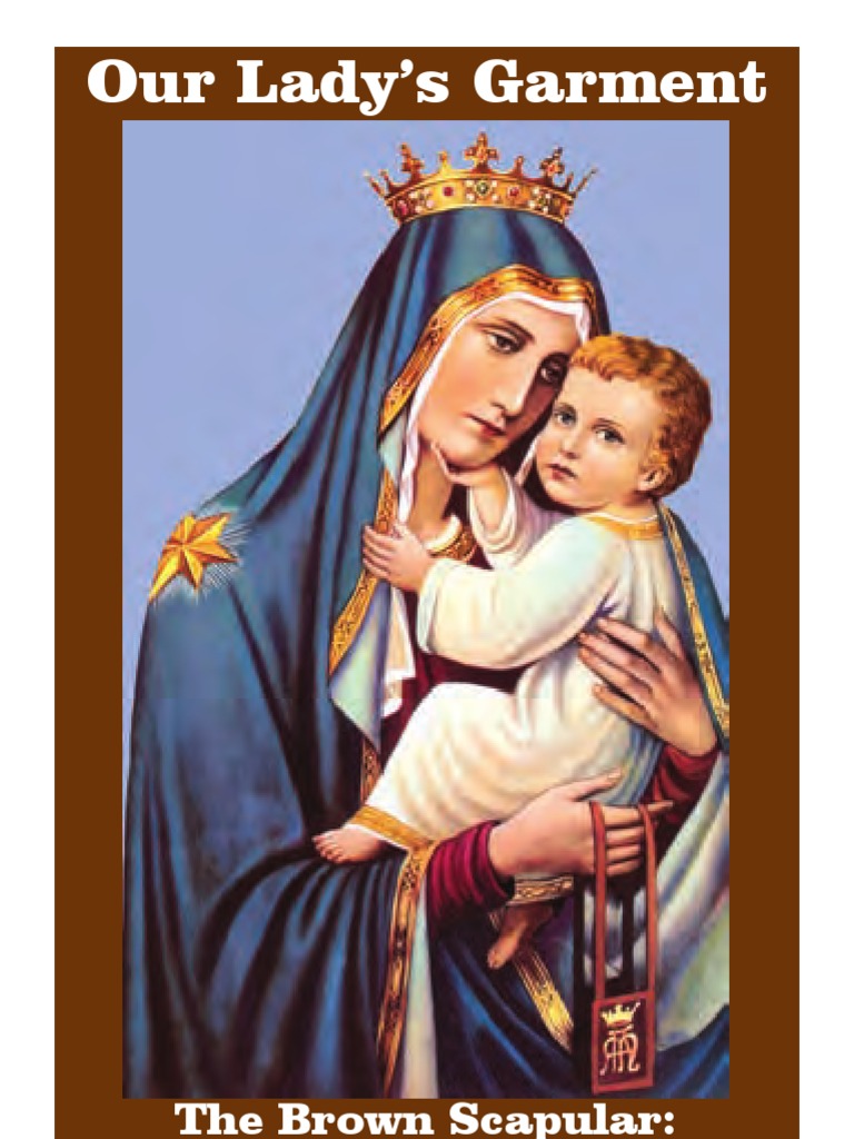 Brown Scapular Booklet Pdf Elijah Mary Mother Of Jesus