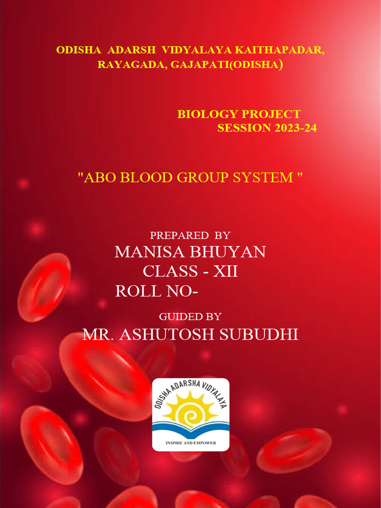 Abo Blood Group System | PDF | Blood Type | Blood