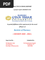 Atul Kumar B.pharm 7th Sem Project Report | PDF | Wellness