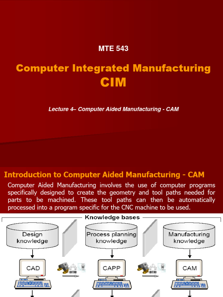 Computer Aided Manufacturing Overview | PDF | Technology & Engineering