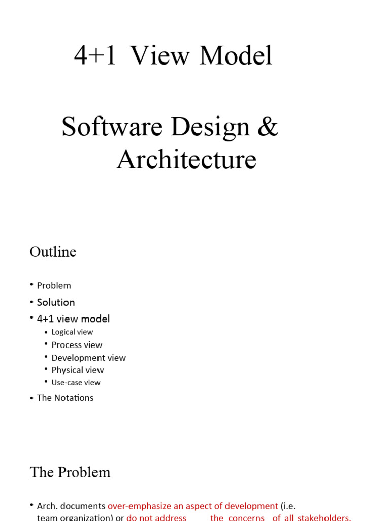 Week 10 Kruchten-4+1 View | PDF | Software Architecture | System