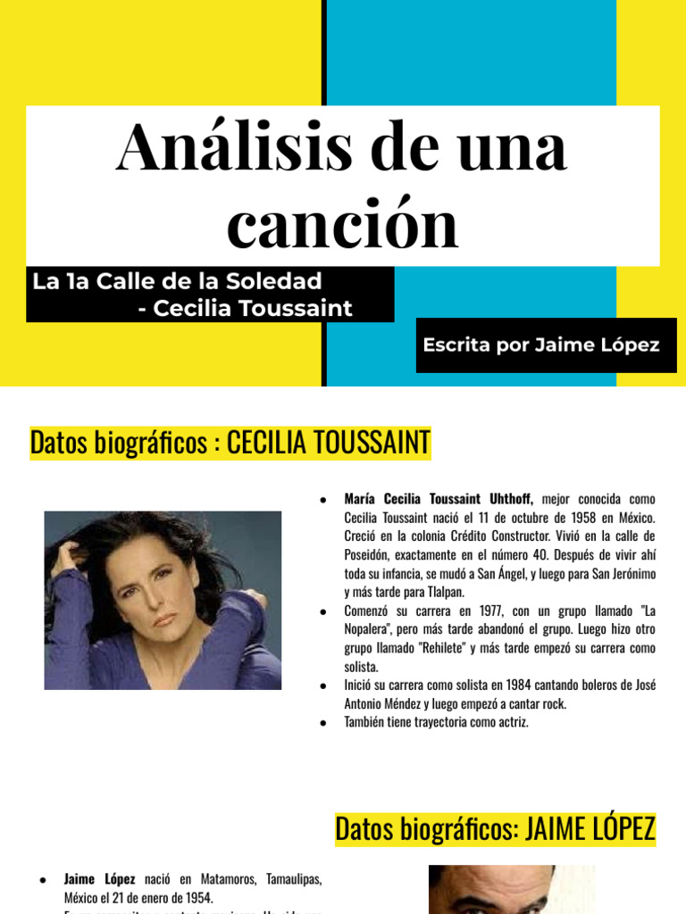 Análisis de Una Canción | PDF