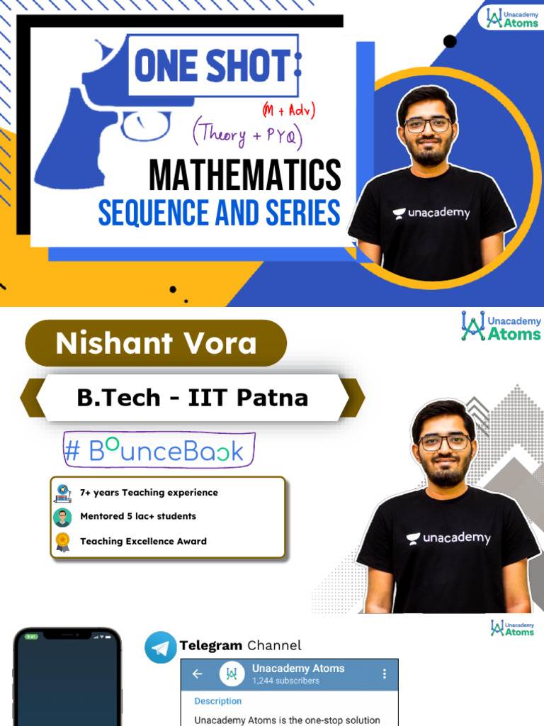 Sequence and Series One Shot Bounceback | PDF