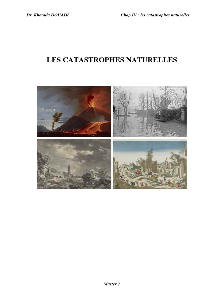 Comprendre les catastrophes naturelles | PDF | Catastrophes naturelles ...