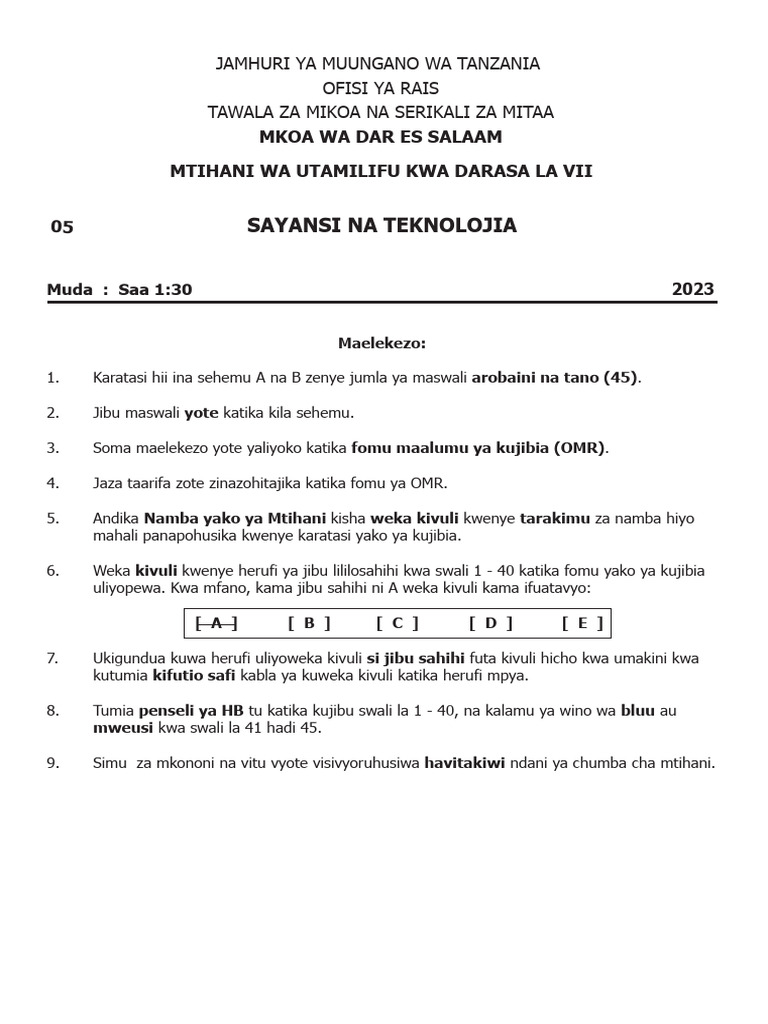 Sayansi - Braille | PDF