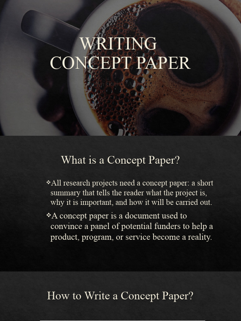 Concept Paper | PDF