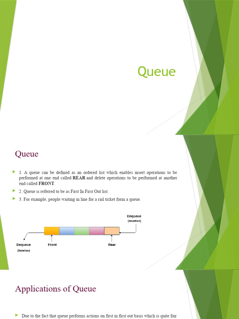 UNIT 3 Queue | PDF | Queue (Abstract Data Type) | Computer Science UNIT 3 Queue | PDF | Queue (Abstract Data Type) | Computer Science