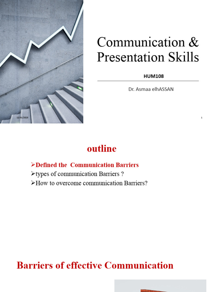 Communication & Presentation Skills | PDF