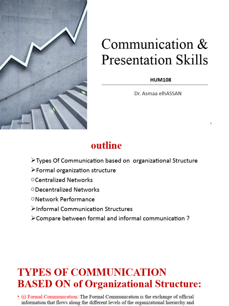 Communication & Presentation Skills | PDF | Communication | Information
