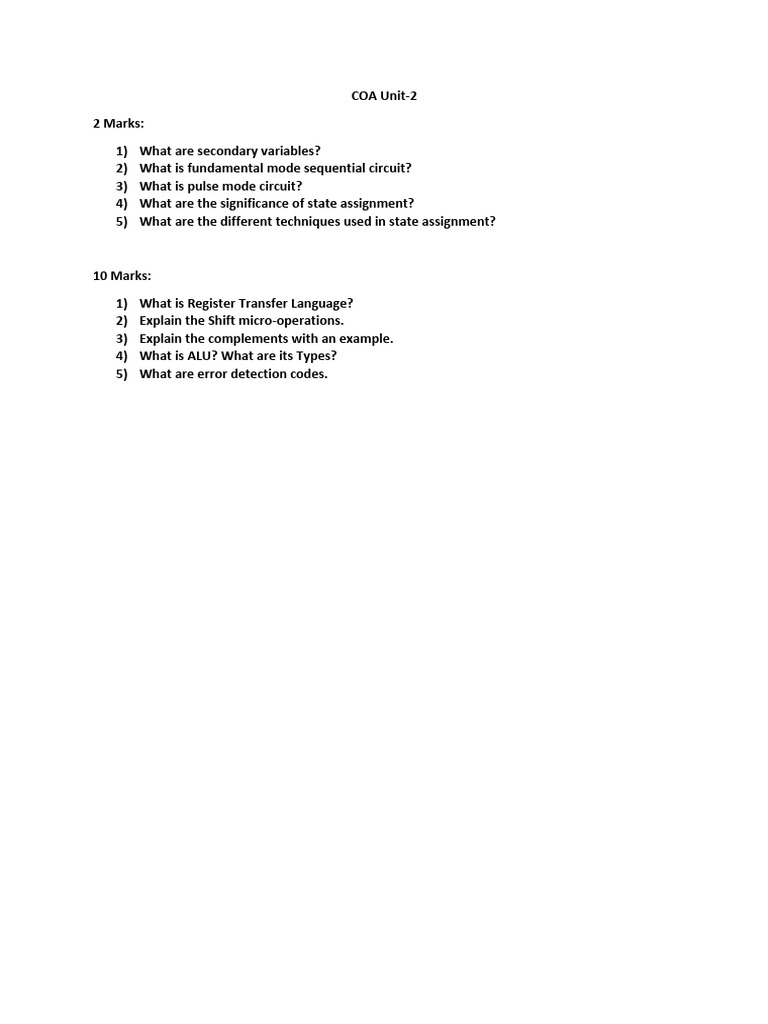 COA Assignment 2 | PDF | Teaching Methods & Materials | Computers