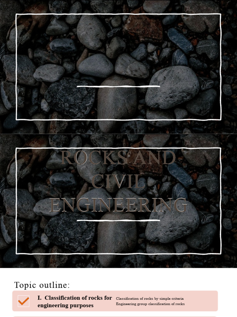Rocks and Civil Engineering | PDF