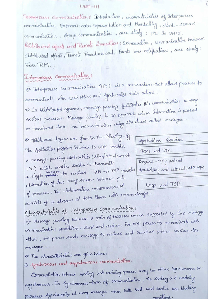 Distributed System Unit 3 | PDF