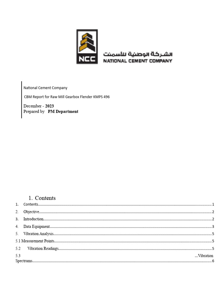 CBM Report For RM GB | PDF