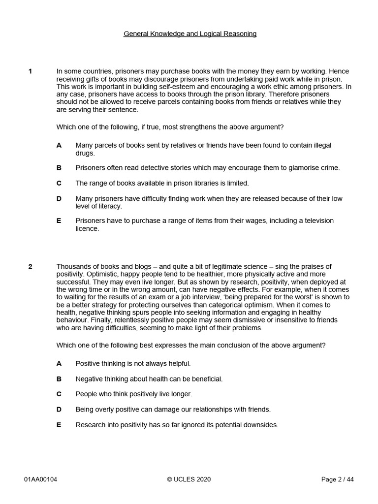 Logical Reasoning | PDF