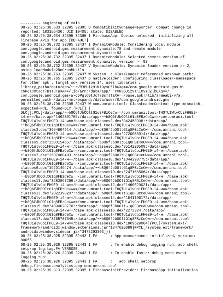 Com - Umrani.tool Logcat | Download Free PDF | Java (Programming Language) | Android (Operating ...