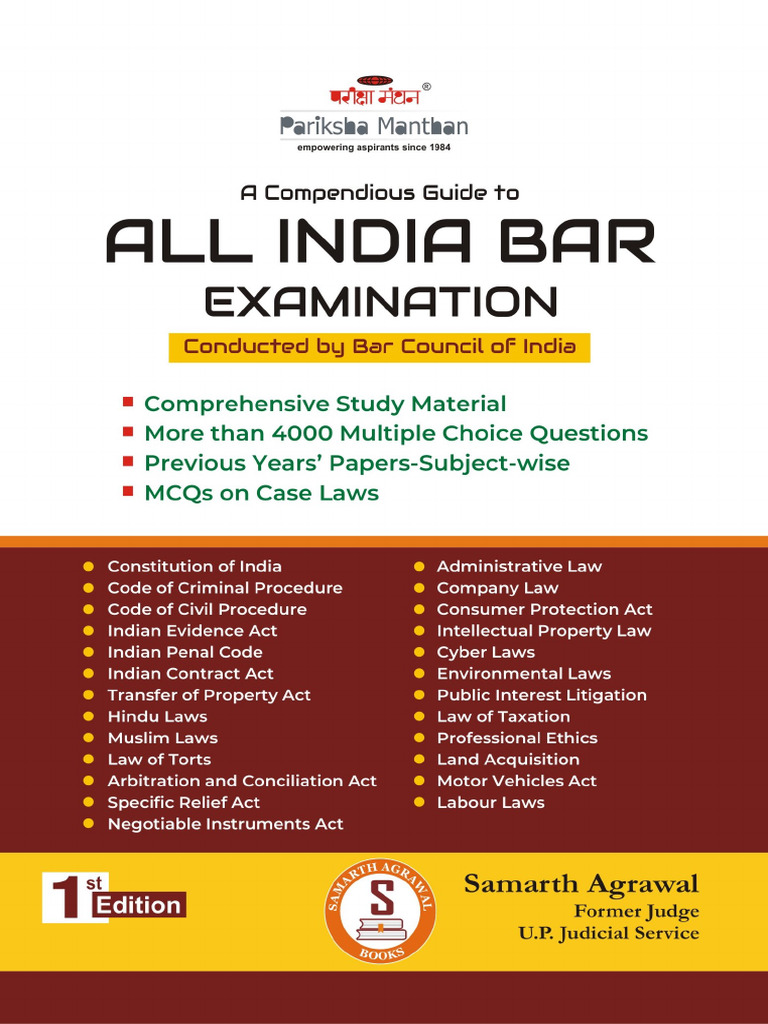 AIBE-Book Preview-Samarth Agrawal Books | PDF
