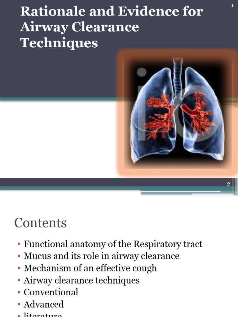 Airway Clearance | PDF | Respiratory Tract | Chronic Obstructive Pulmonary Disease