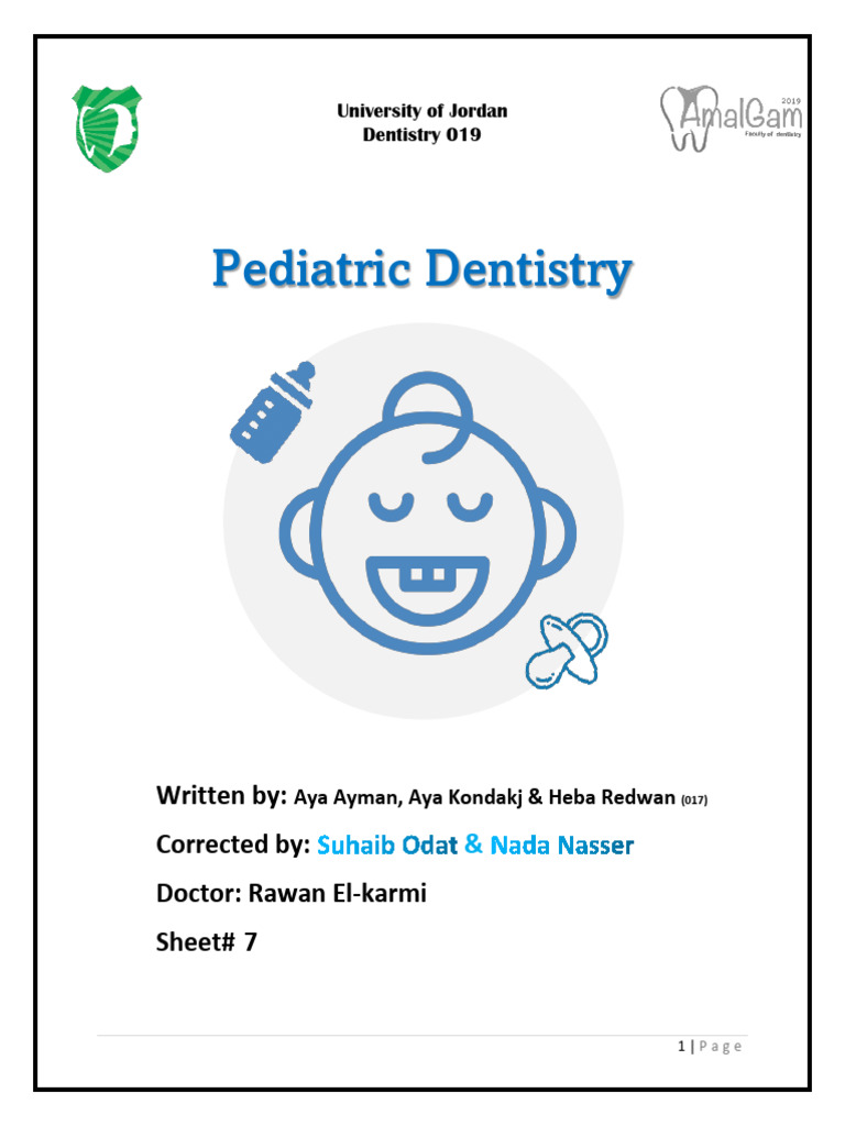 Pediatric Sheet 7 Edited | PDF