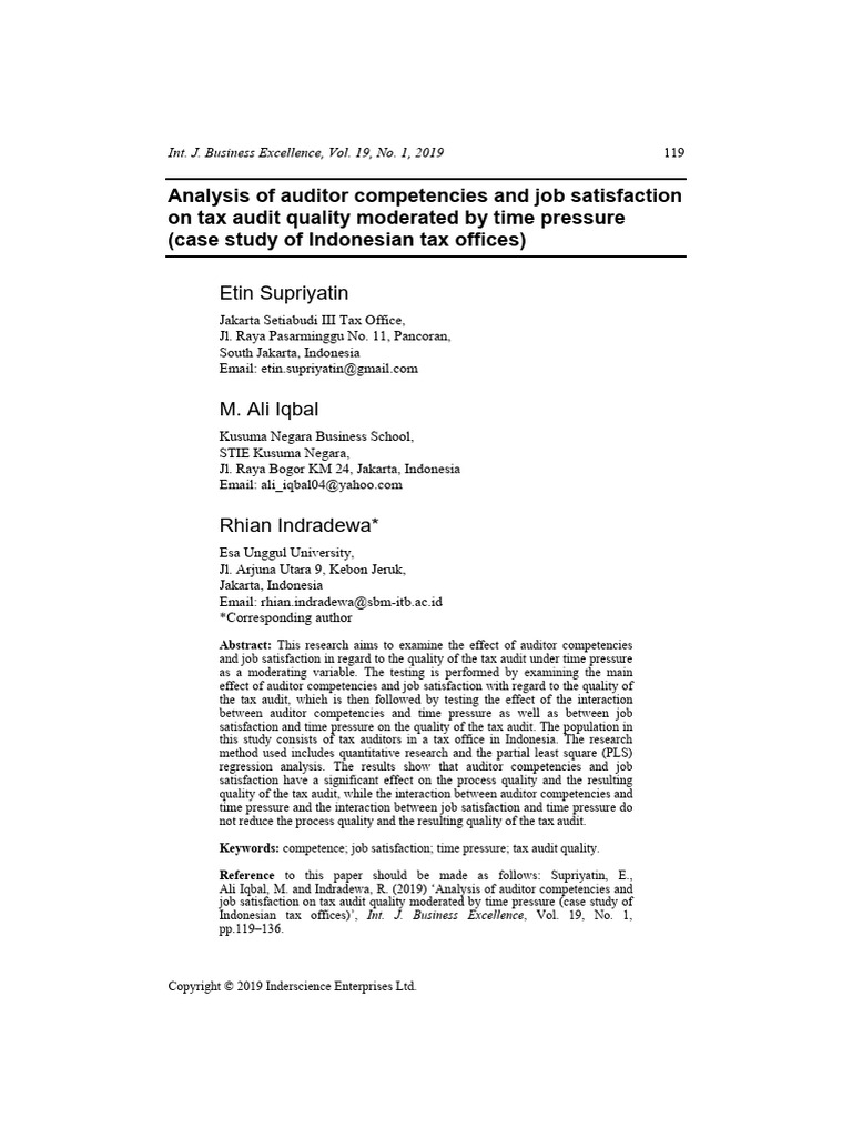 Model 2 | PDF | Audit | Coefficient Of Determination