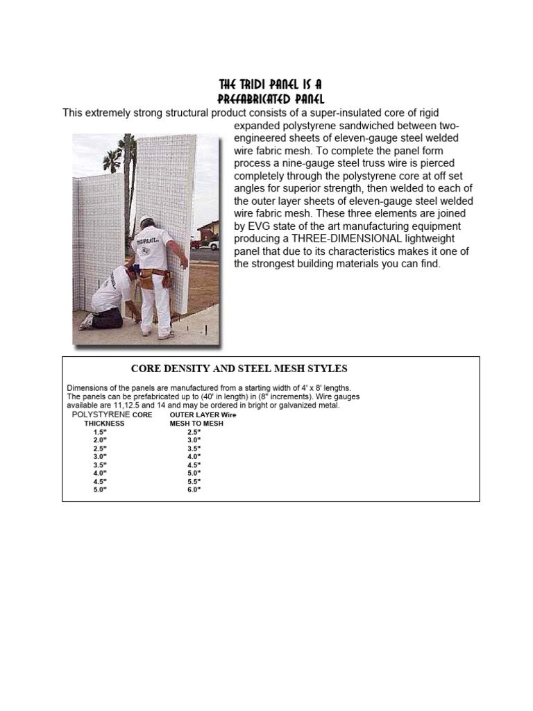 Enbuil - TiriDi Spec and Assemb | PDF | Concrete | Sheet Metal