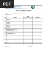 Check List & Standar ISI OBAT P3K | PDF