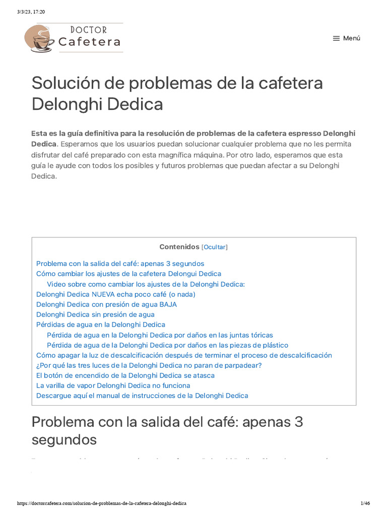 Cafetera | PDF | café | Bomba