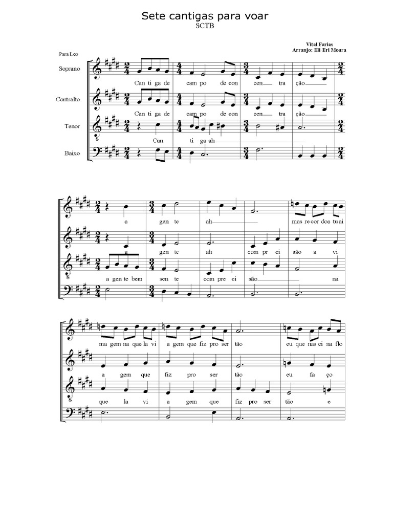 Vital Farias - Sete Cantigas para Voar | PDF