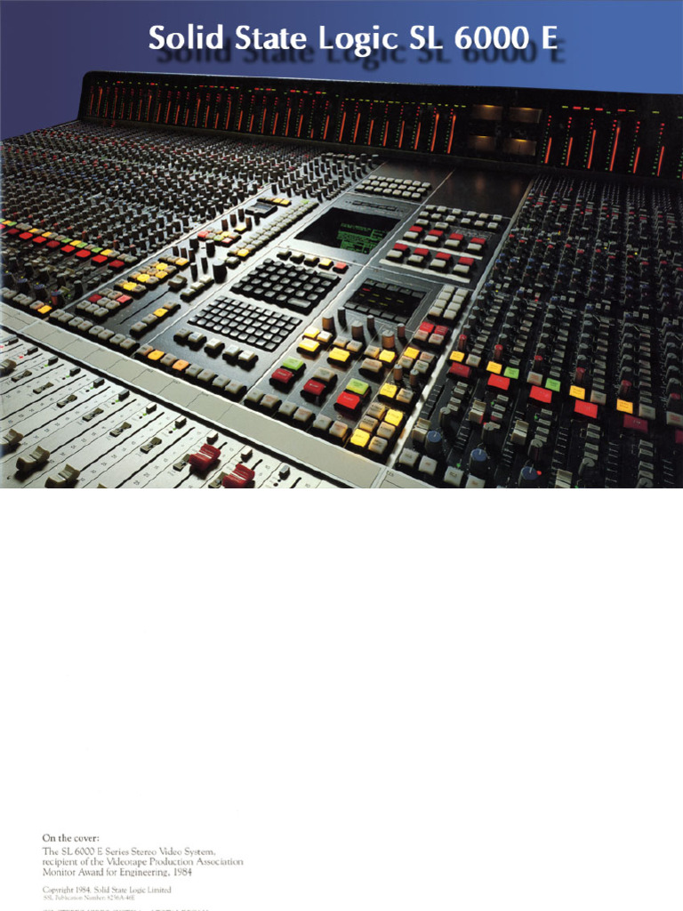 SSL SL 6000E Brochure | PDF