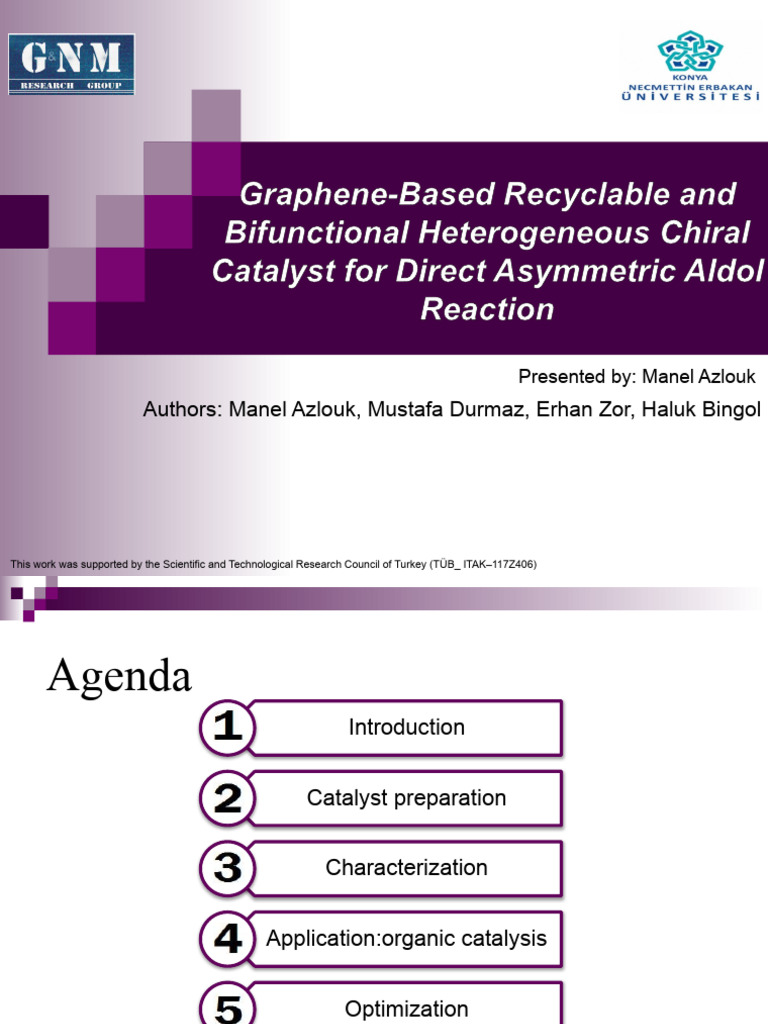 ManelAzlouk NanoTR15 | PDF | Catalysis | Heterogeneous Catalysis