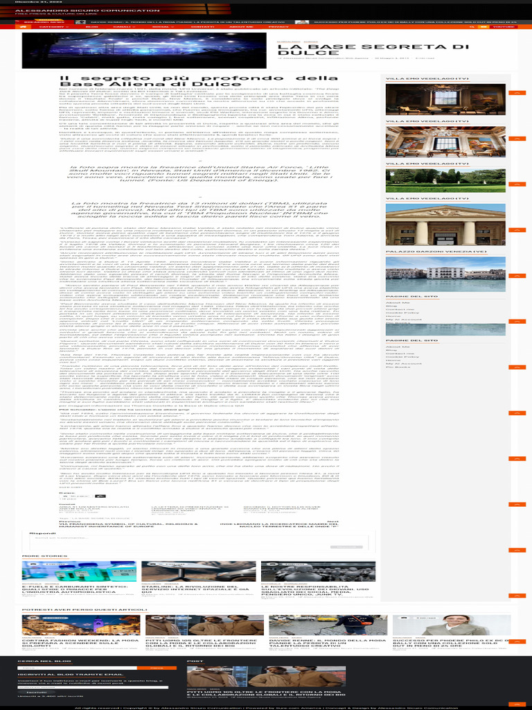 La Base Segreta Di Dulce - Alessandro Sicuro Comunication | PDF