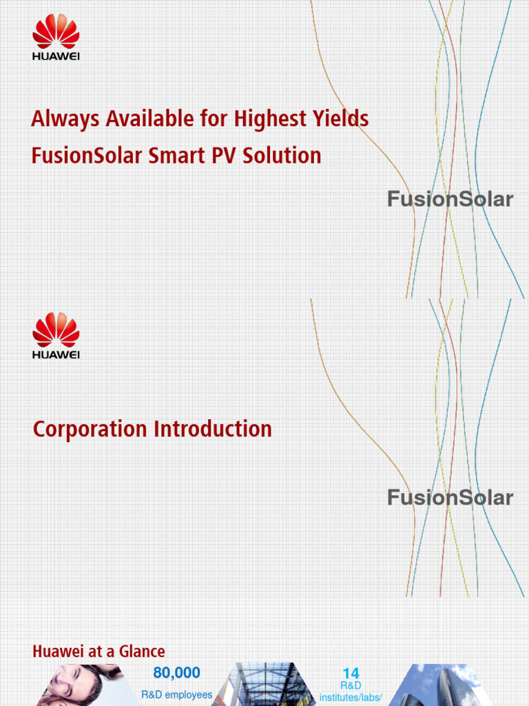 Huawei FusionSolar Floating Smart PV Solution | PDF | Fuse (Electrical) | Electrical Engineering