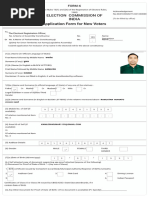 Application for New Voter Registration | PDF | Electoral District ...