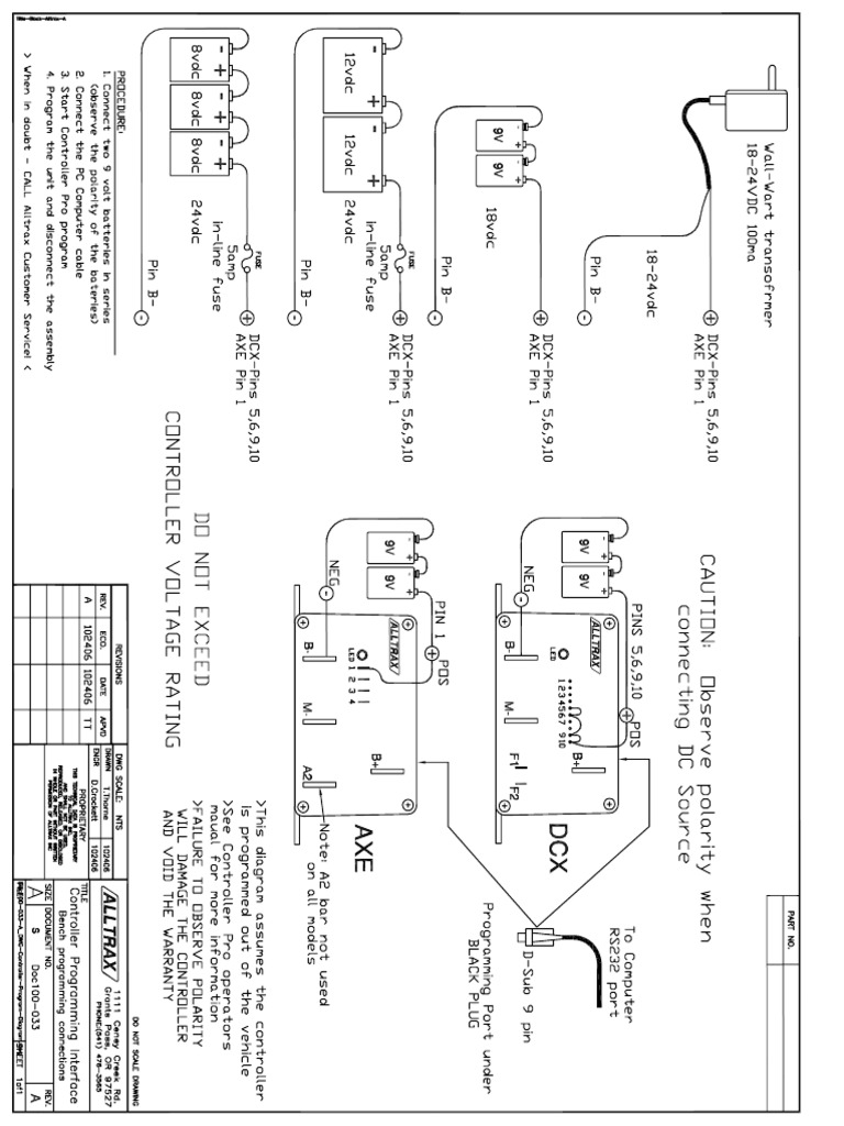 Doc100 033 A DWG Controller Program Diagram | PDF